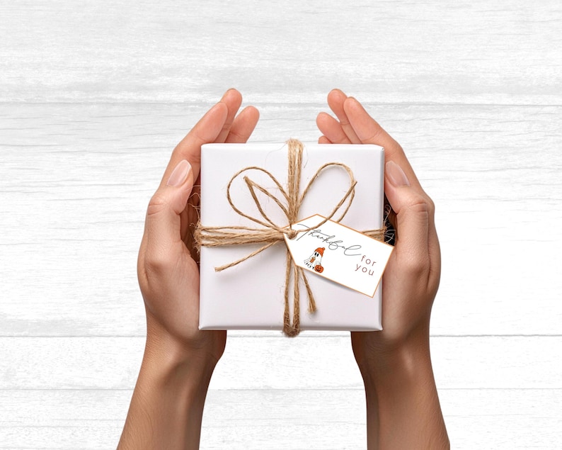 Thanksgiving Gift Tags, Thank You Gift Tag, Employee Team Thank You ...