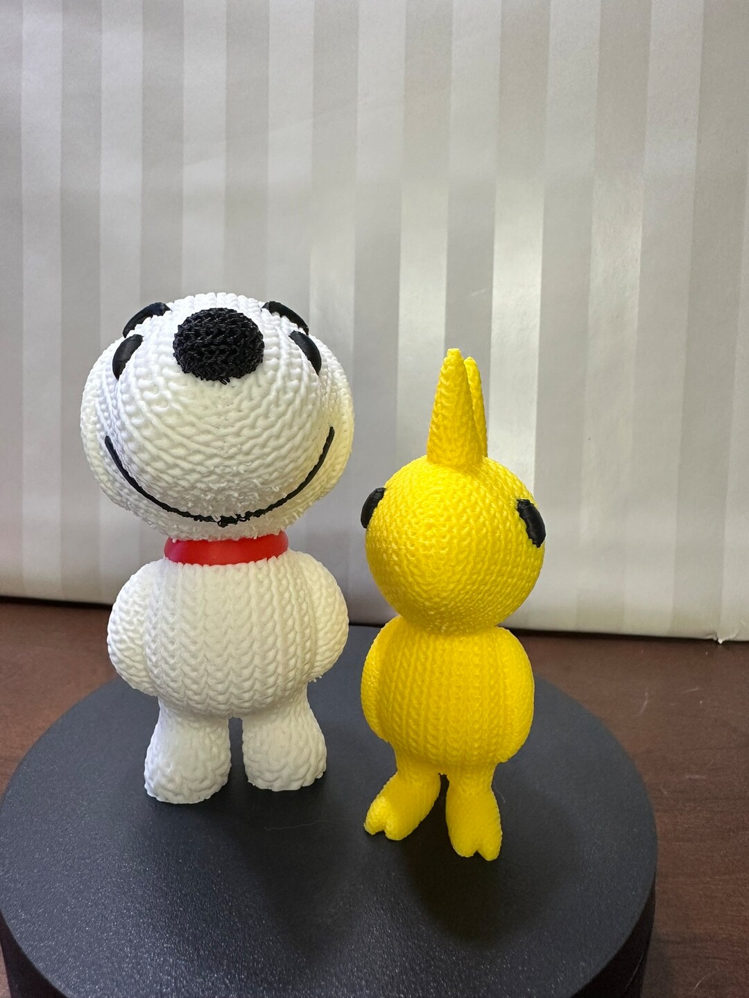 3D Printed Knit Snoopy & Woodstock A Knitted Adventure - Etsy