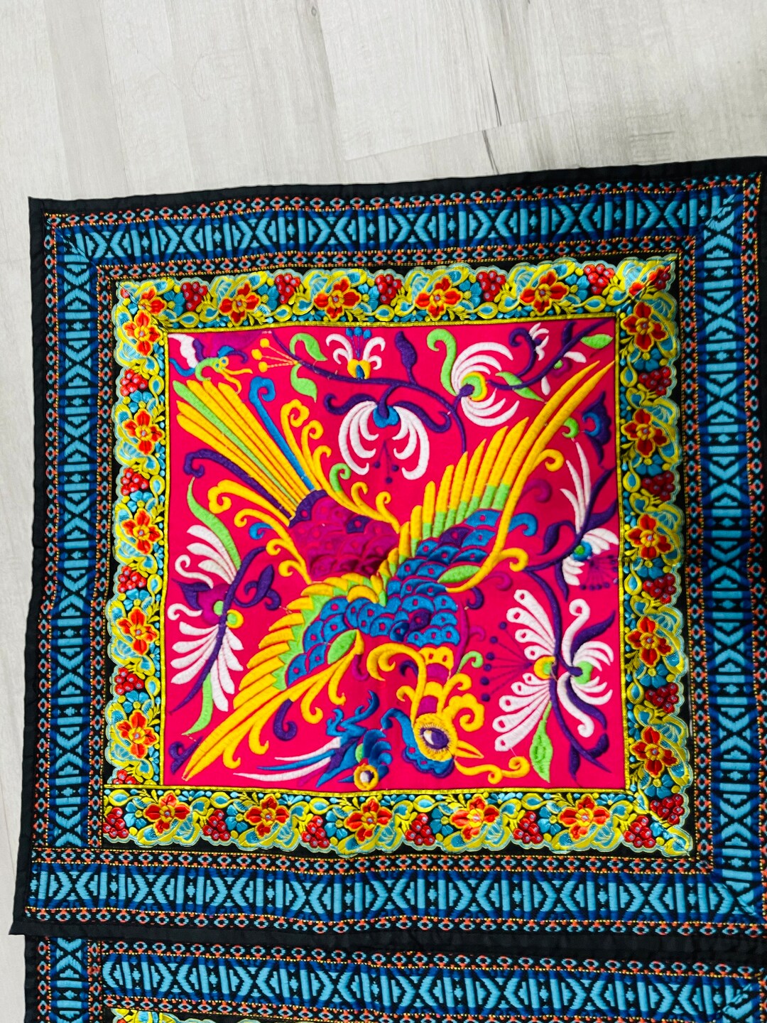 2 Embroidered Decorative Cushions or Pillow Covers - Etsy