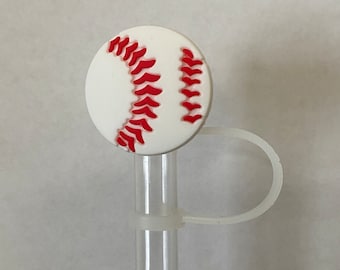 Softball Straw Topper for 10 Mm Straws - Etsy