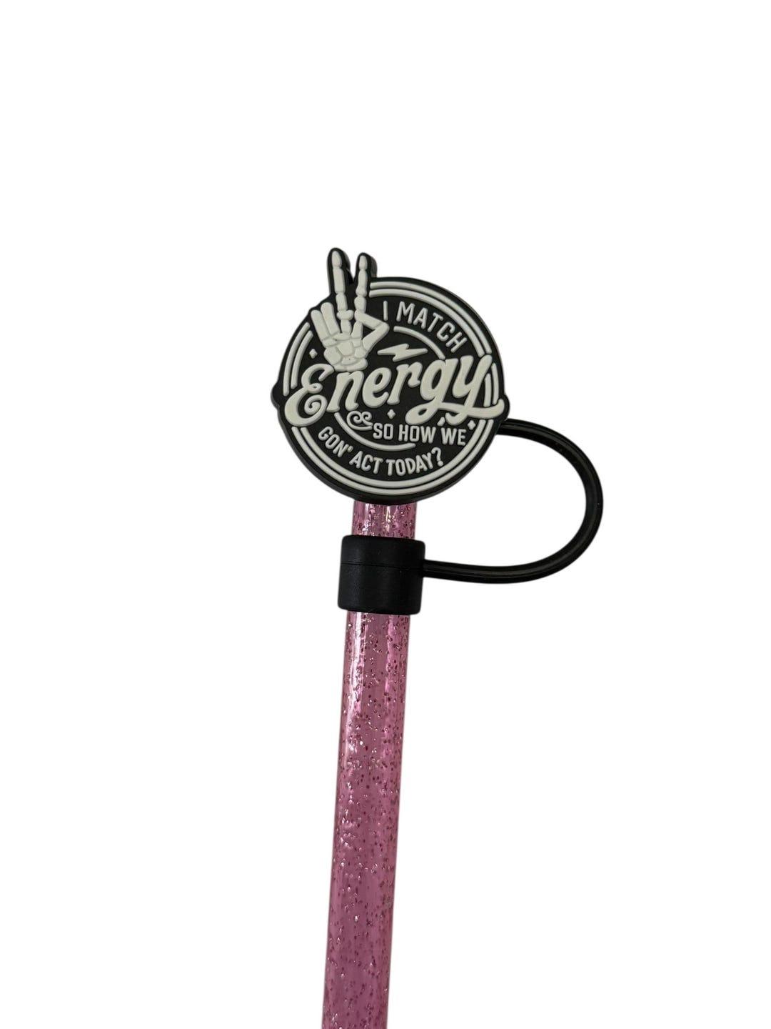 1 Deluxe I Match Energy Straw Topper for 10 Mm Straws - Etsy