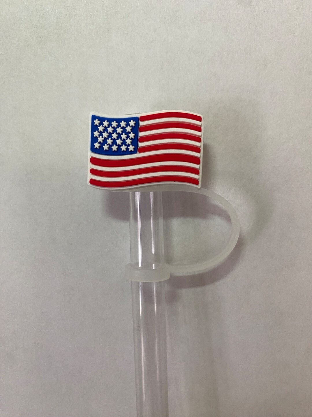 American Flag Straw Topper for 10 Mm Straws - Etsy