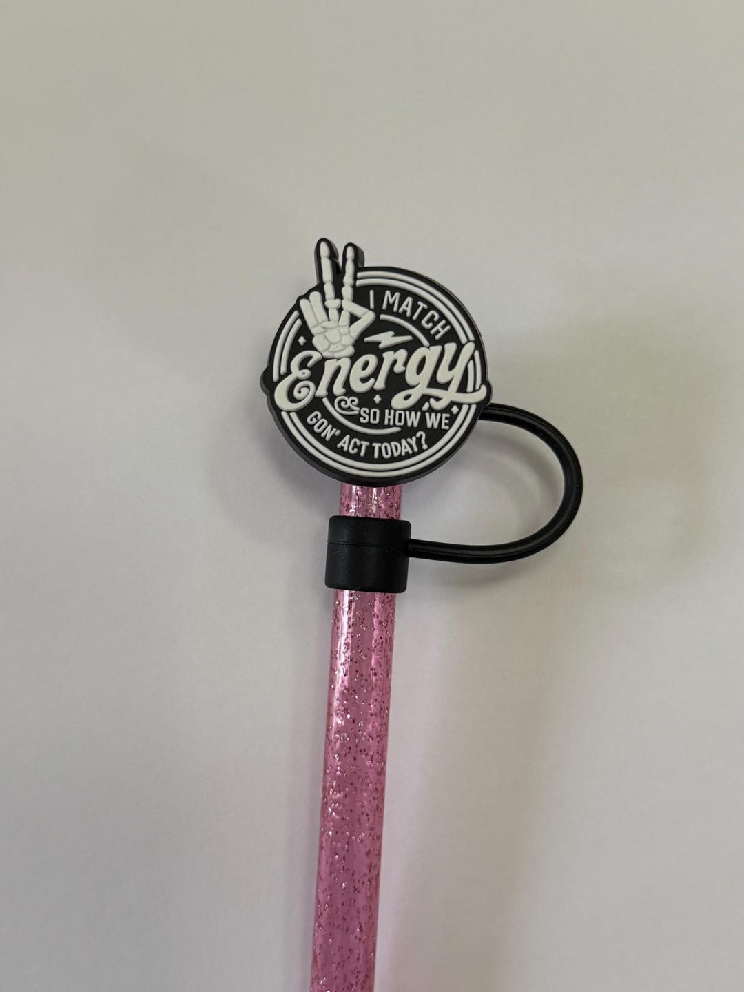 1 Deluxe I Match Energy Straw Topper for 10 Mm Straws - Etsy