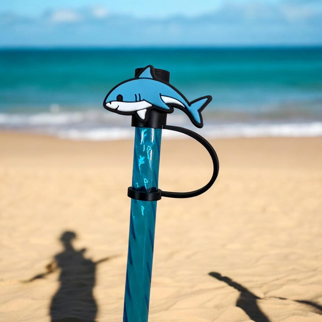 Shark Straw Topper for 10 Mm Straws - Etsy