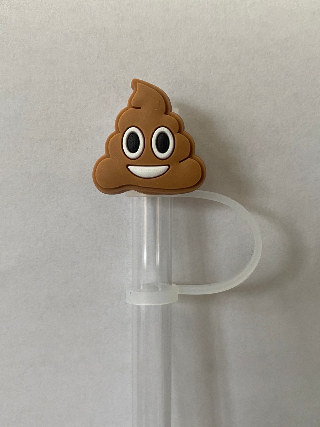 Poop Emoji Straw Topper for 10 Mm Straws - Etsy
