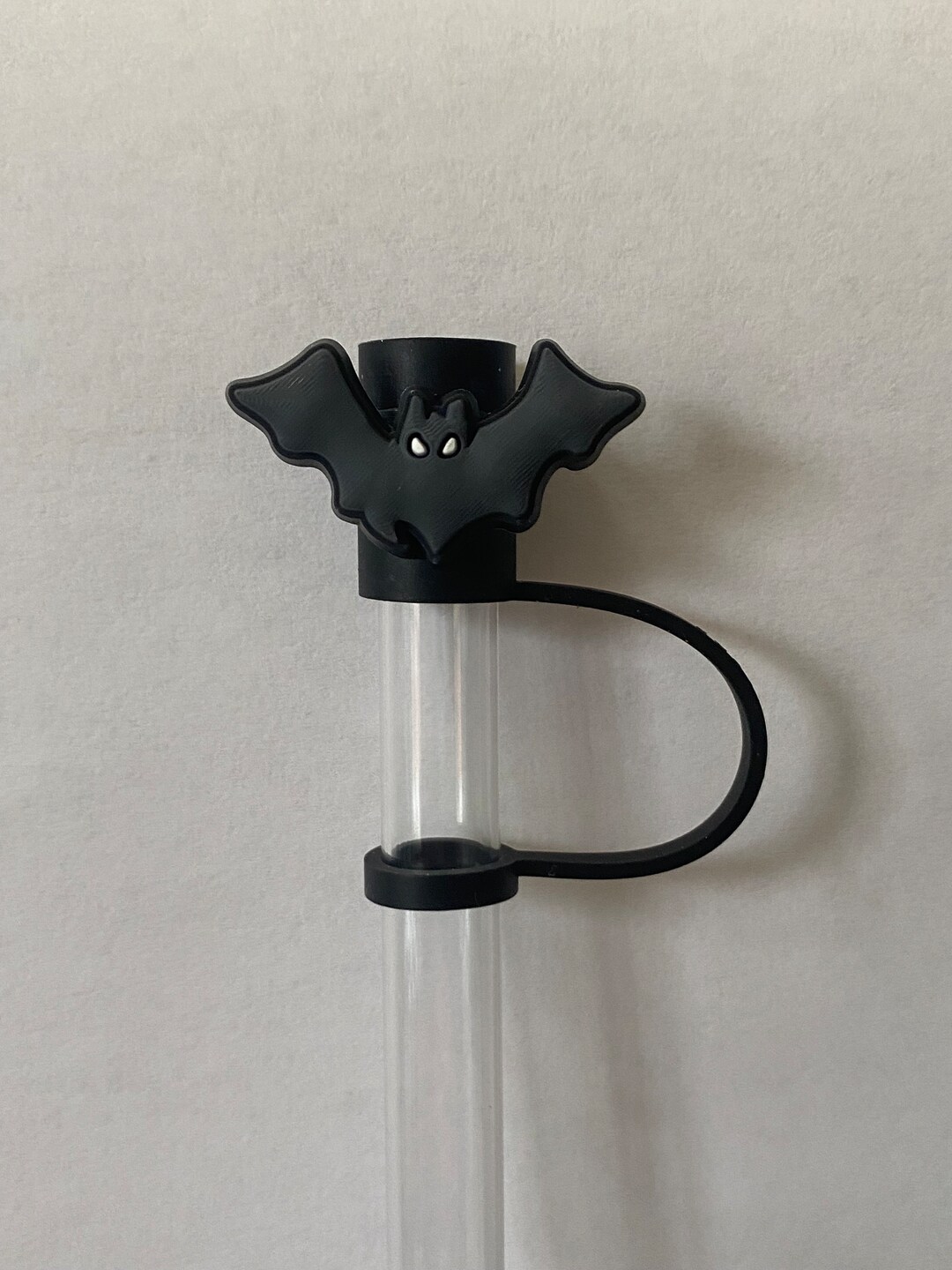 Black Bat Straw Topper for 10 Mm Straws - Etsy