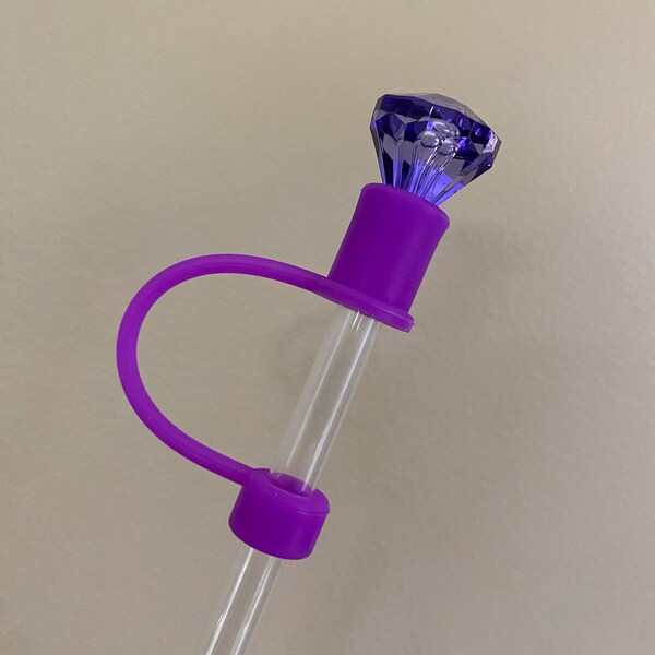 Purple Straws - Etsy