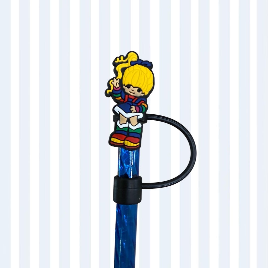 1 Deluxe 80’s Girl Straw Topper for 10 Mm Straws - Etsy