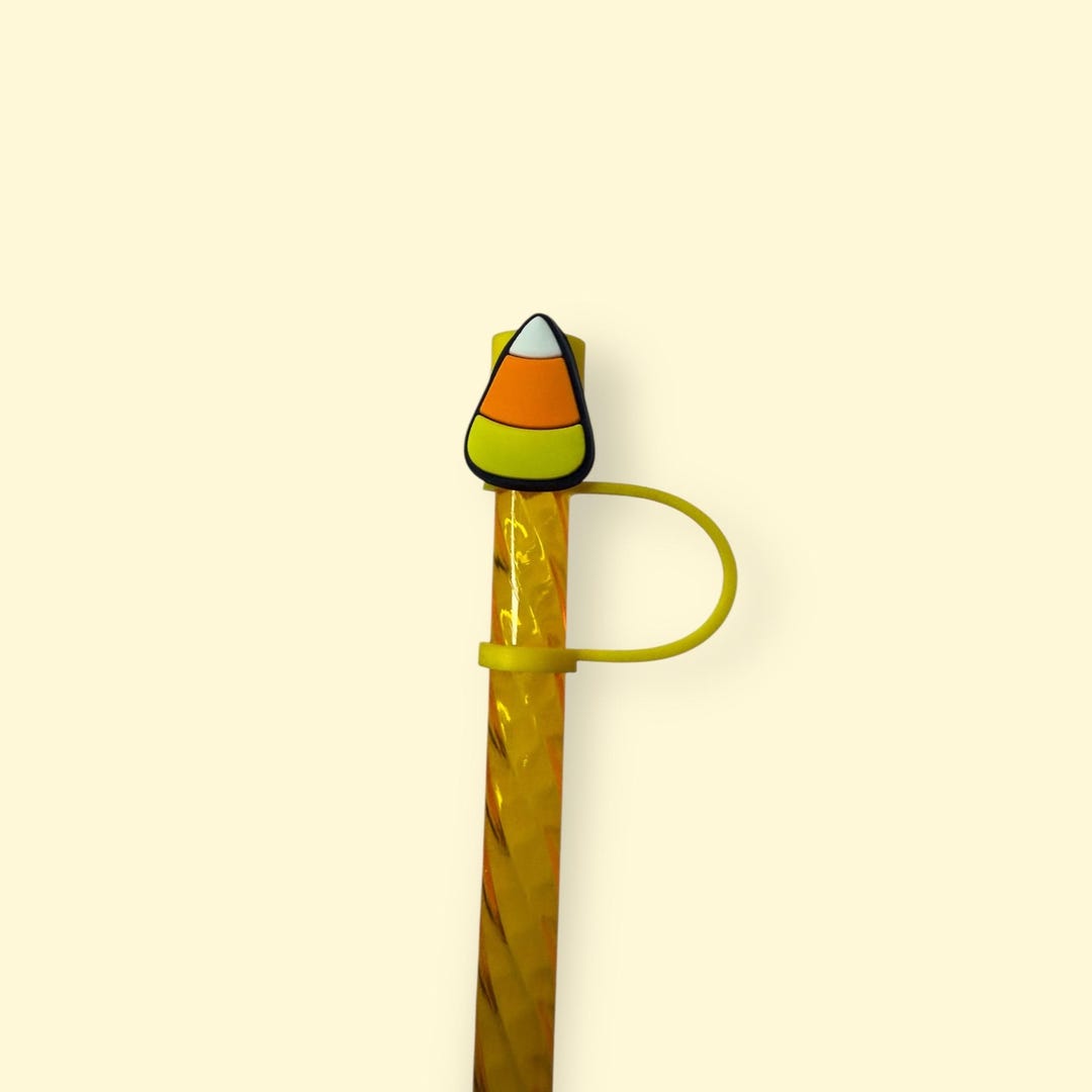 Candy Corn Straw Topper for 10 Mm Straws - Etsy
