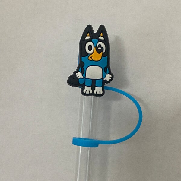 Bluey Straw Topper - Etsy
