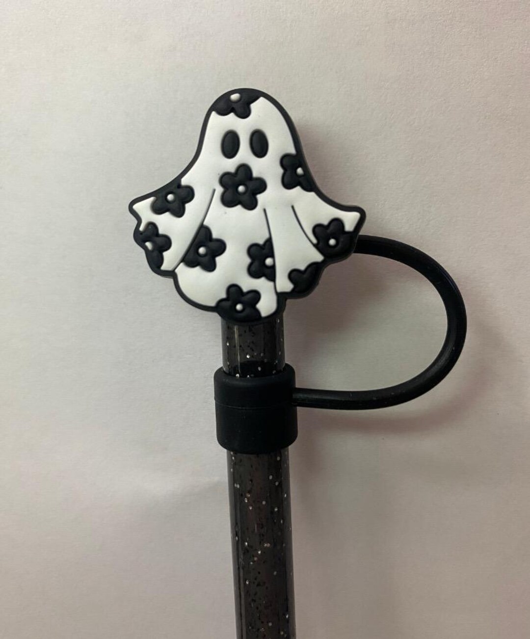 1 Deluxe Flower Ghost Straw Topper for 10 Mm Straws - Etsy