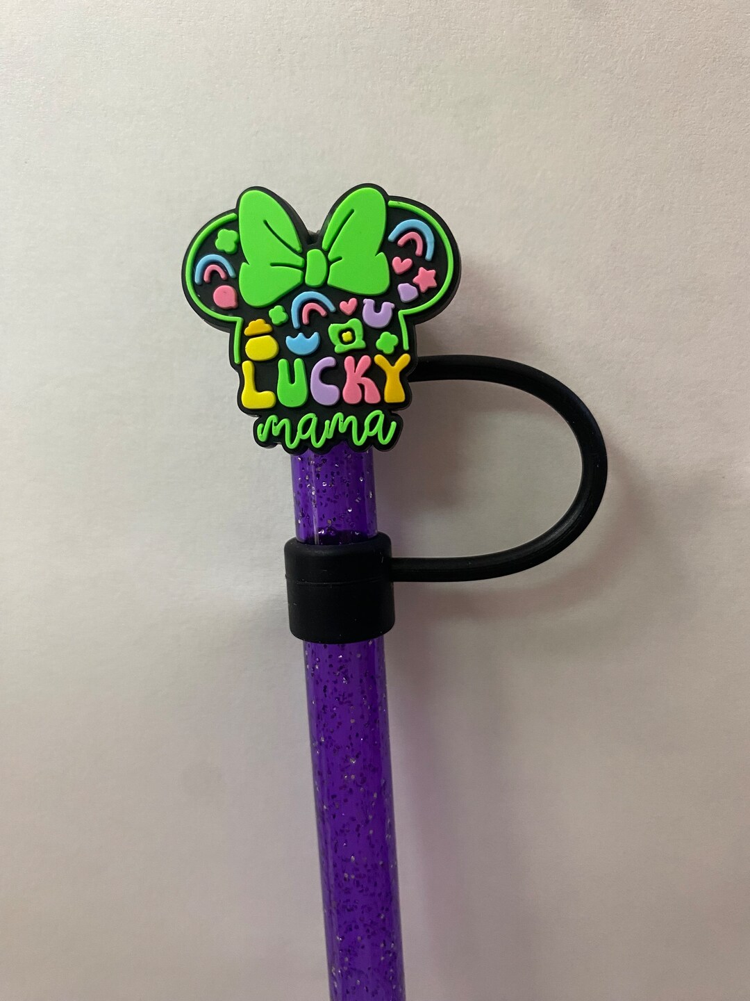1 Deluxe Lucky Mama Ears Straw Topper for 10 Mm Straws - Etsy