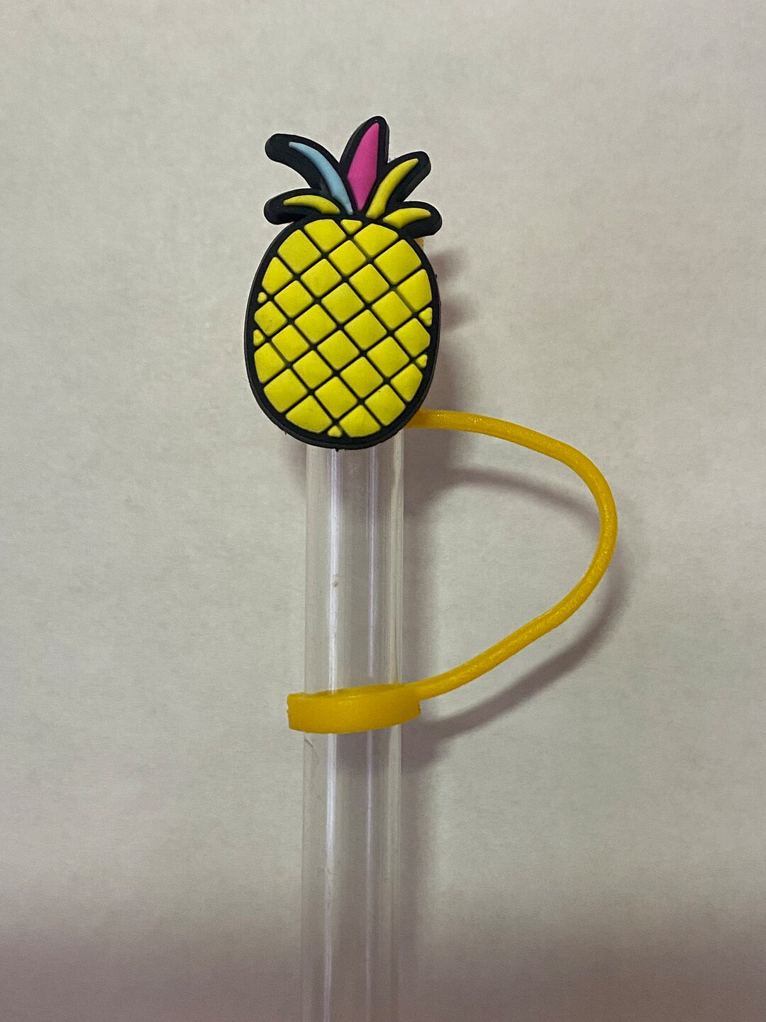 Tropical Pineapple Straw Topper for 10 Mm Straws - Etsy