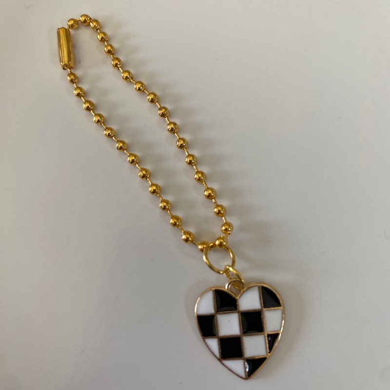 Checkered Heart - Etsy
