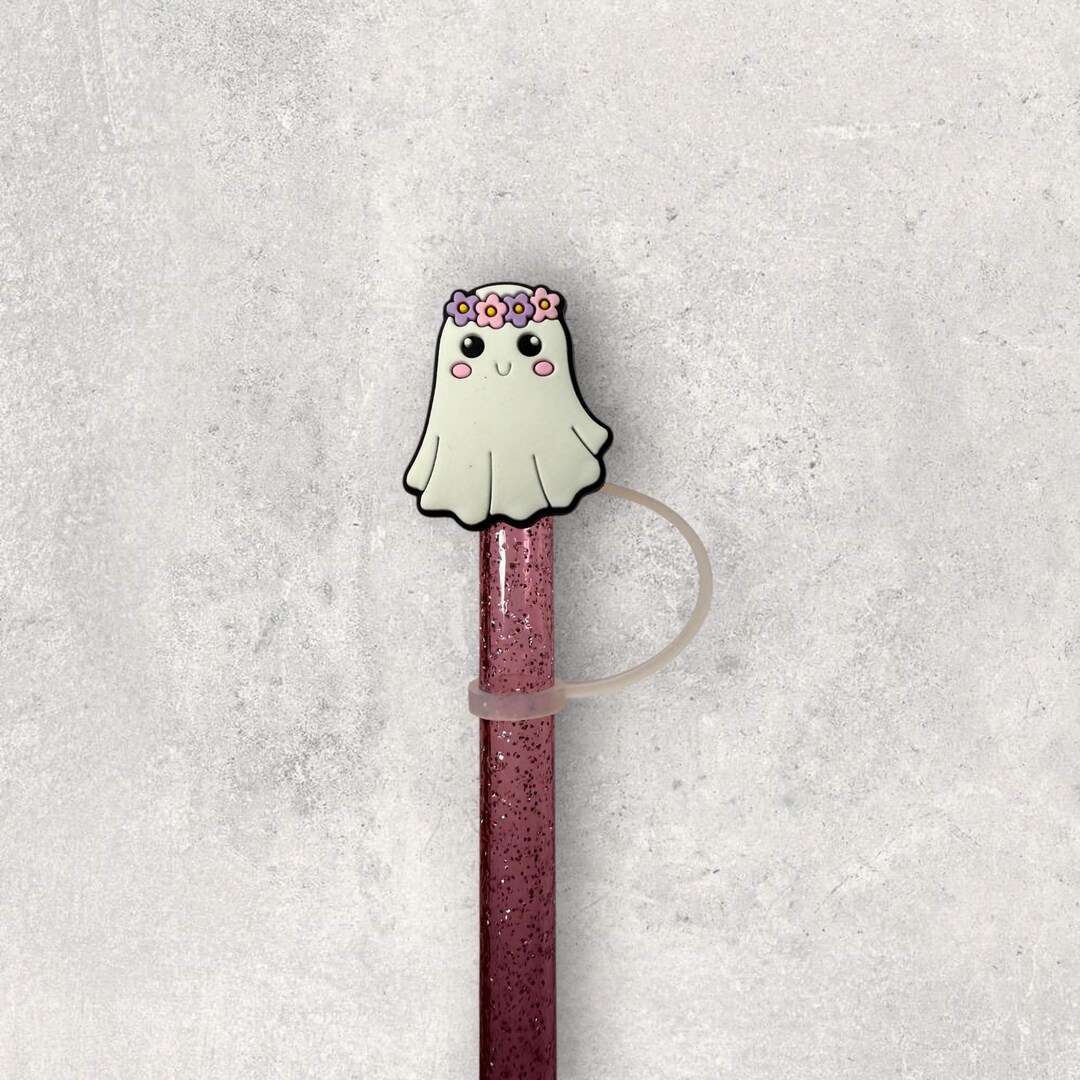 Pretty Ghost Straw Topper for 10 Mm Straws - Etsy