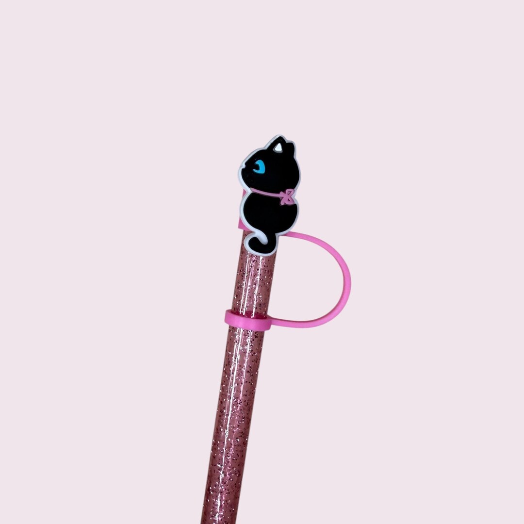 Kitty Cat Straw Topper for 10 Mm Straws - Etsy