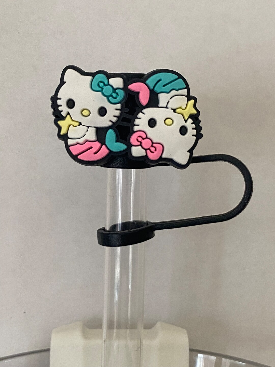 Hello Kitty Mermaids Straw Topper for 10 Mm Straws - Etsy