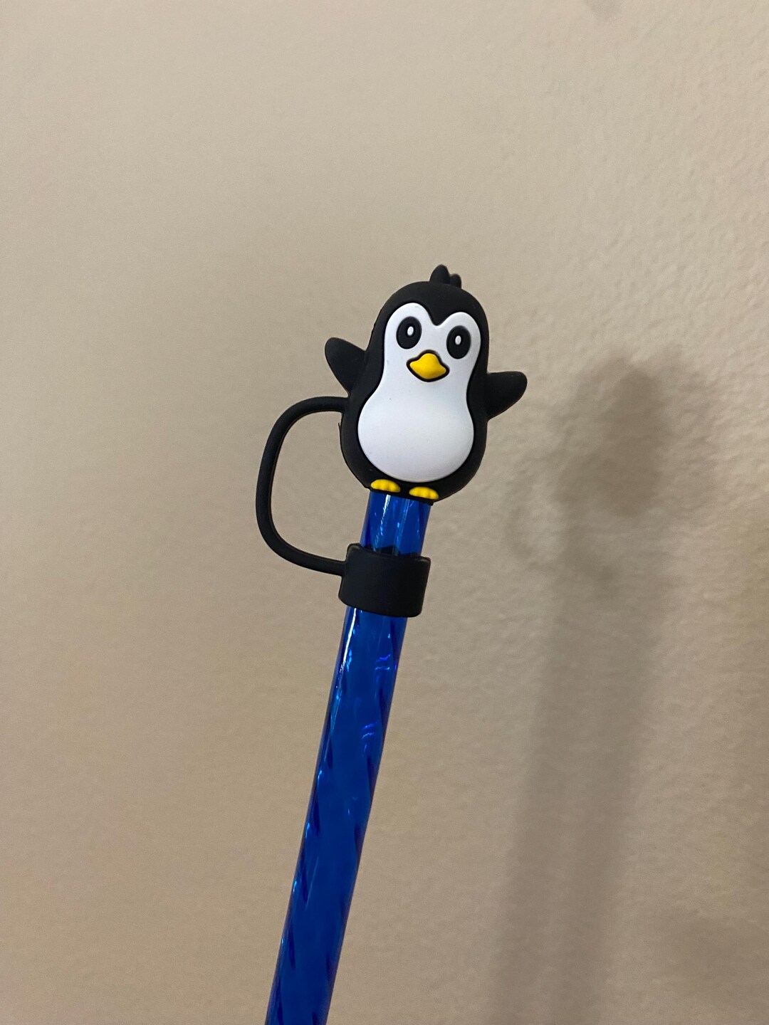 3D Penguin Straw Topper for 10 Mm Straws - Etsy
