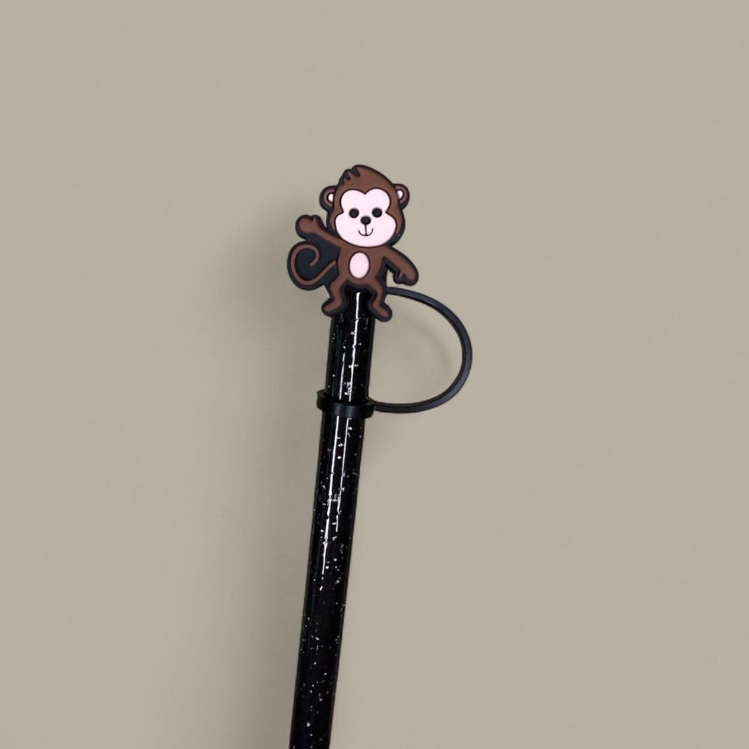 Monkey Straw Topper for 10 Mm Straws - Etsy