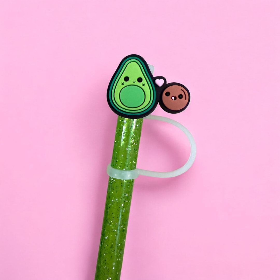 Avocado and Pit Straw Topper for 10 Mm Straws - Etsy