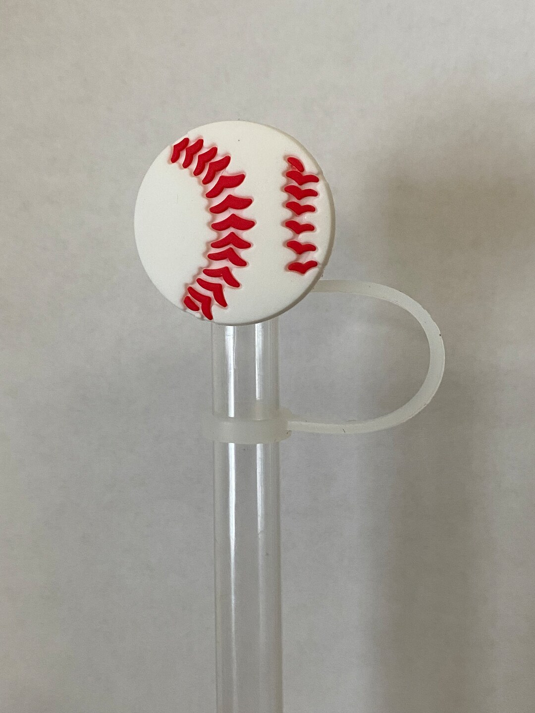 Baseball Straw Topper for 10 Mm Straws - Etsy