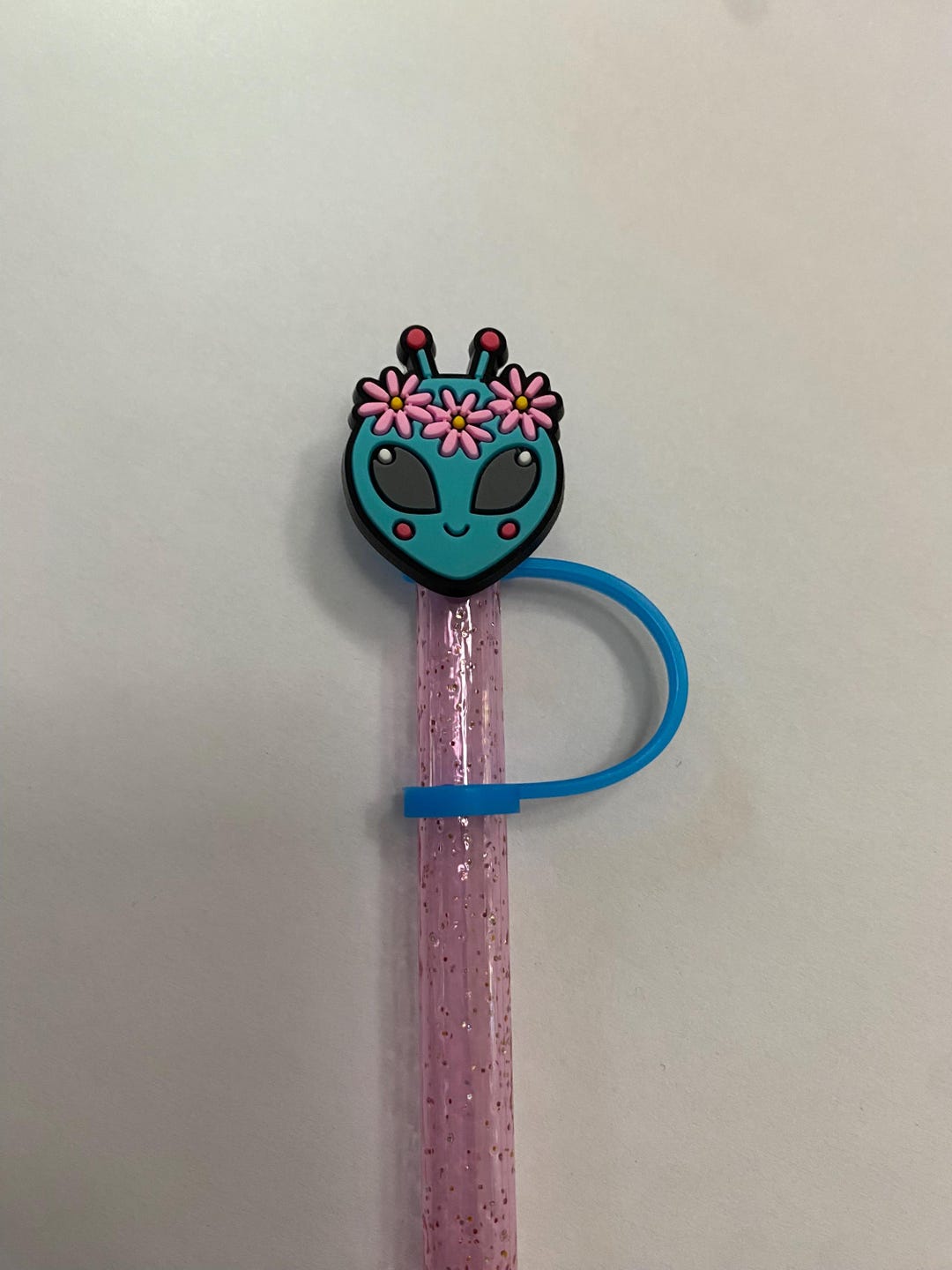 Flower Alien Straw Topper for 10 Mm Straws - Etsy