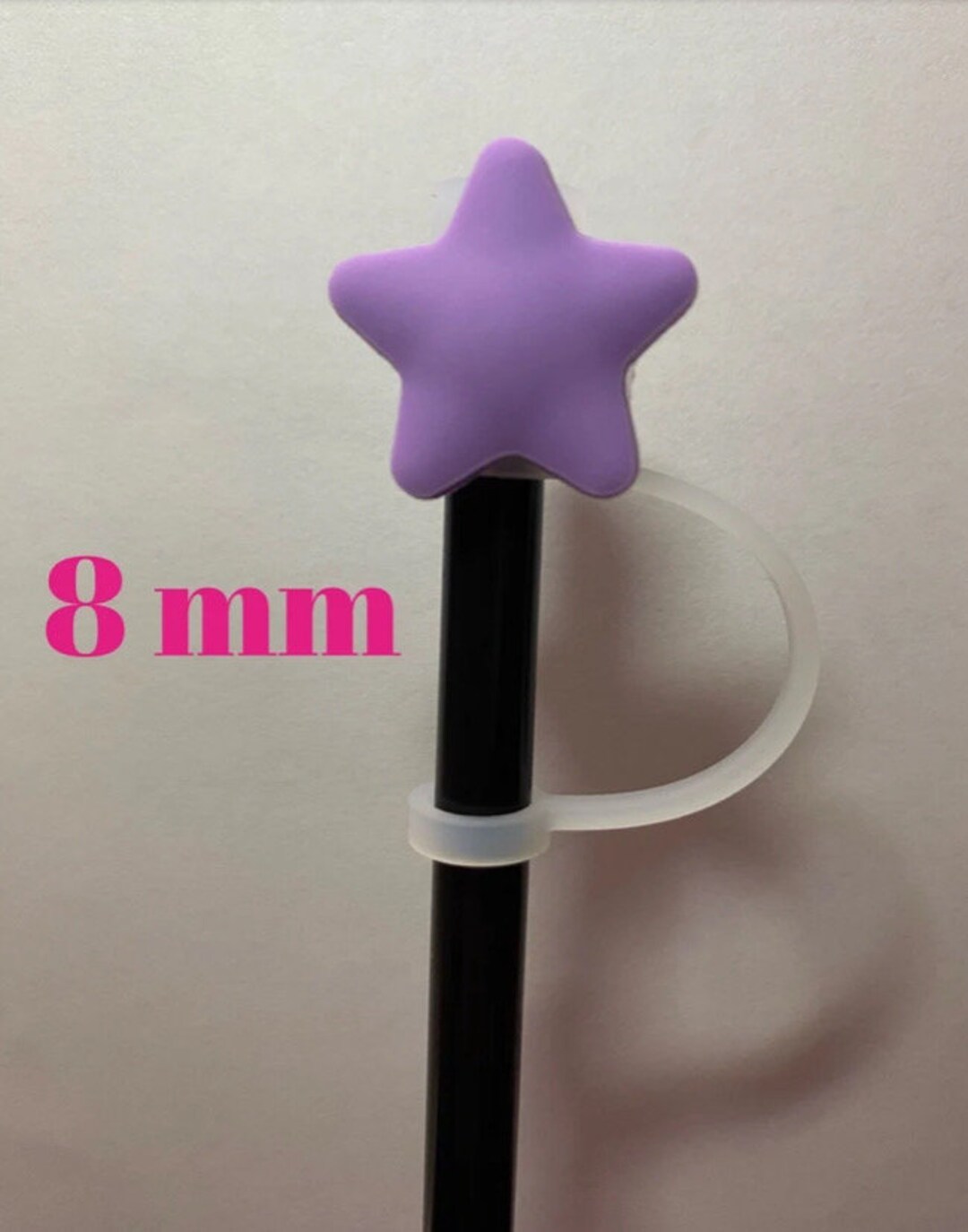 Purple Star Straw Topper for 8 Mm Straws - Etsy