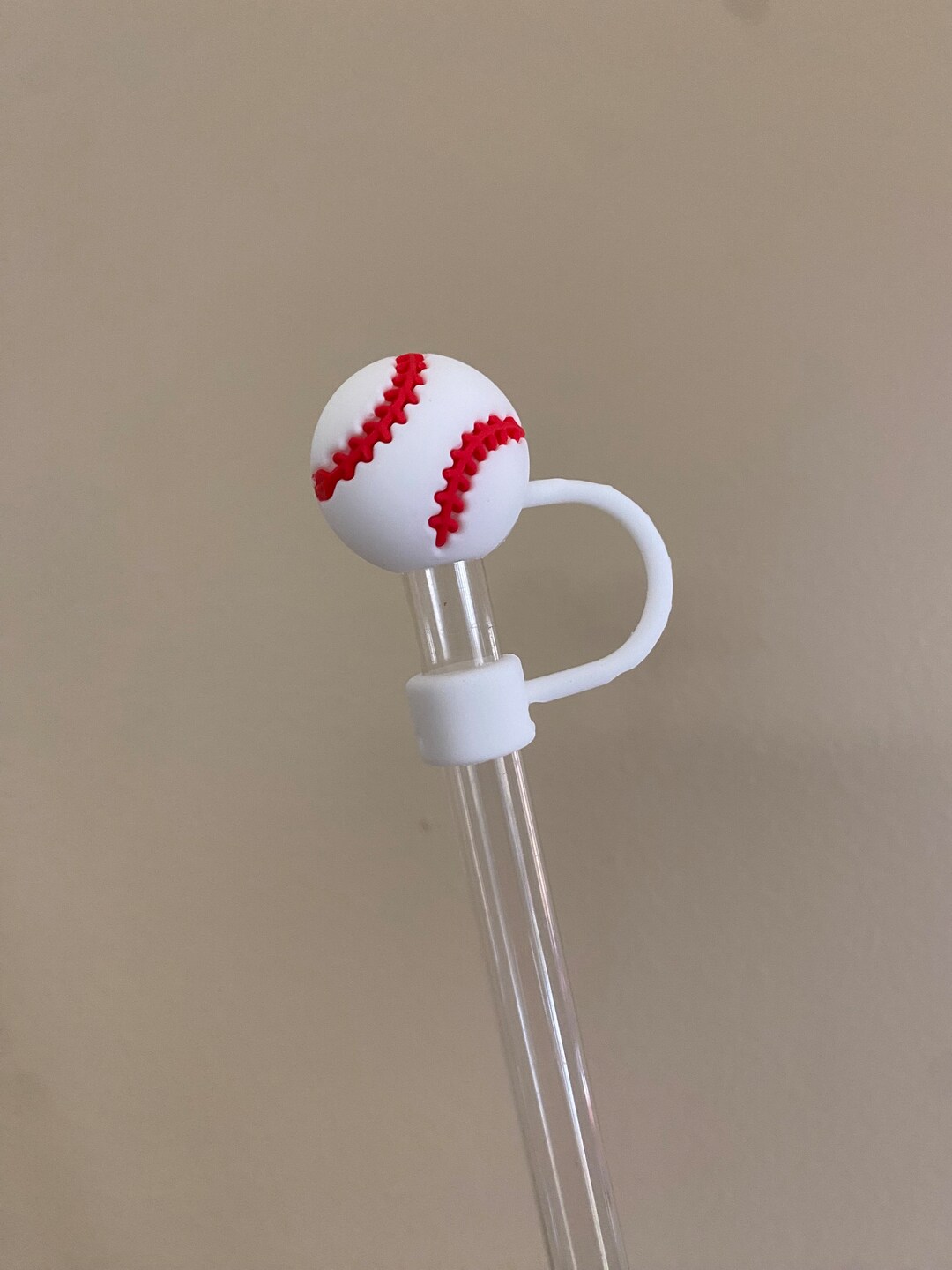3D Baseball Straw Topper for 10 Mm Straws - Etsy
