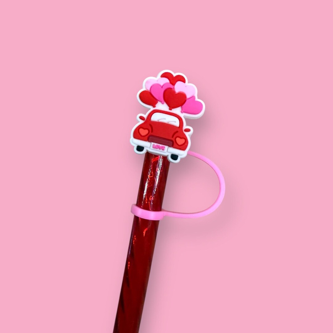 Love Car Straw Topper for 10 Mm Straws - Etsy