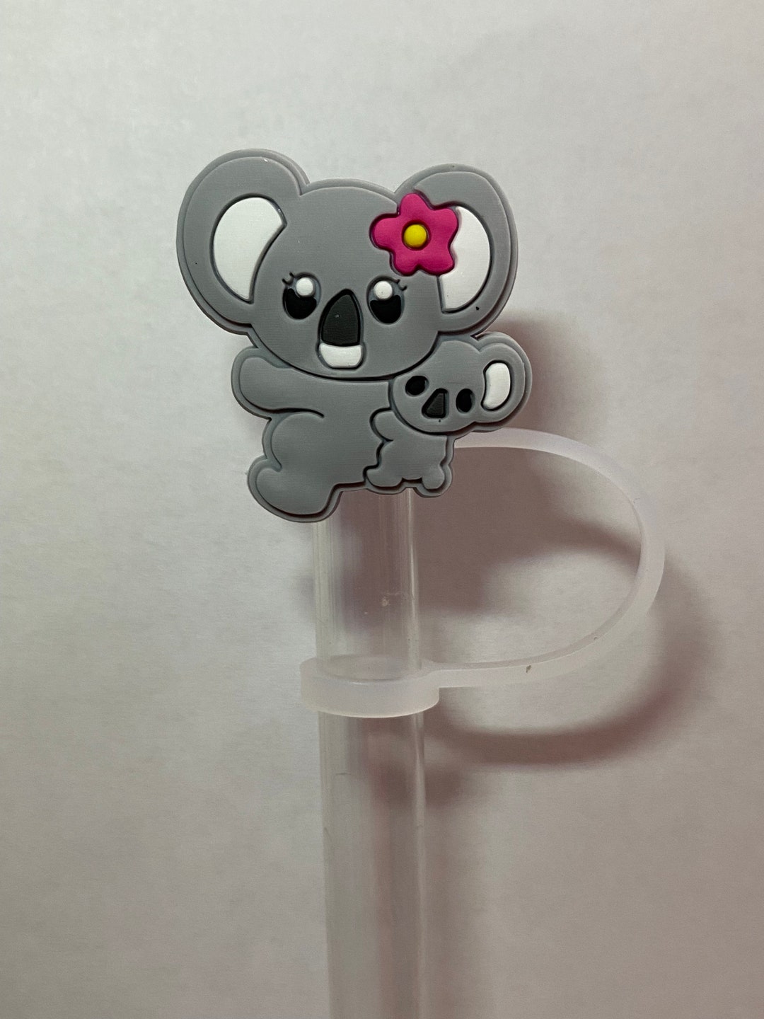 Koala Mama & Baby Straw Topper for 10 Mm Straws - Etsy