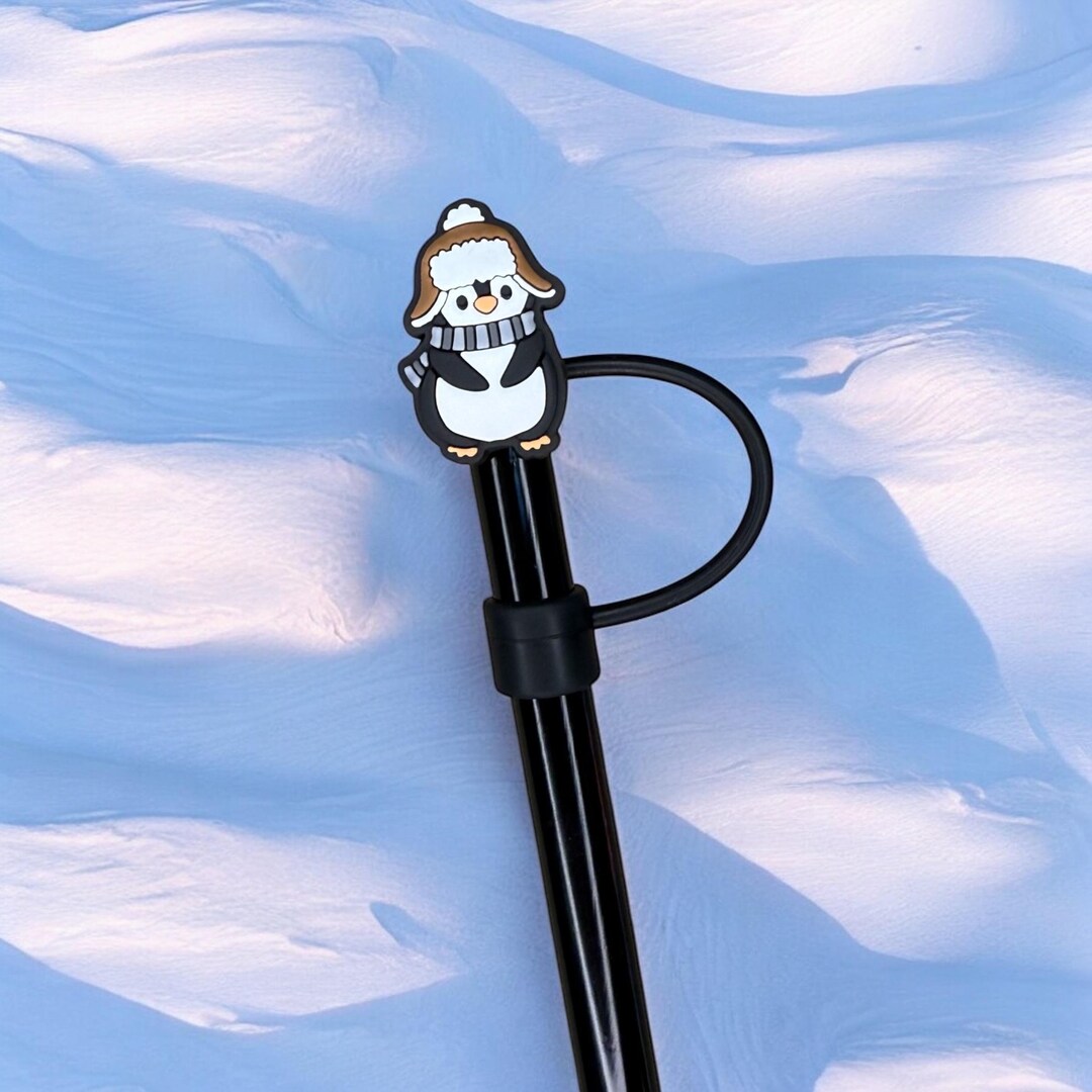 1 Deluxe Penguin Straw Topper for 10 Mm Straws - Etsy