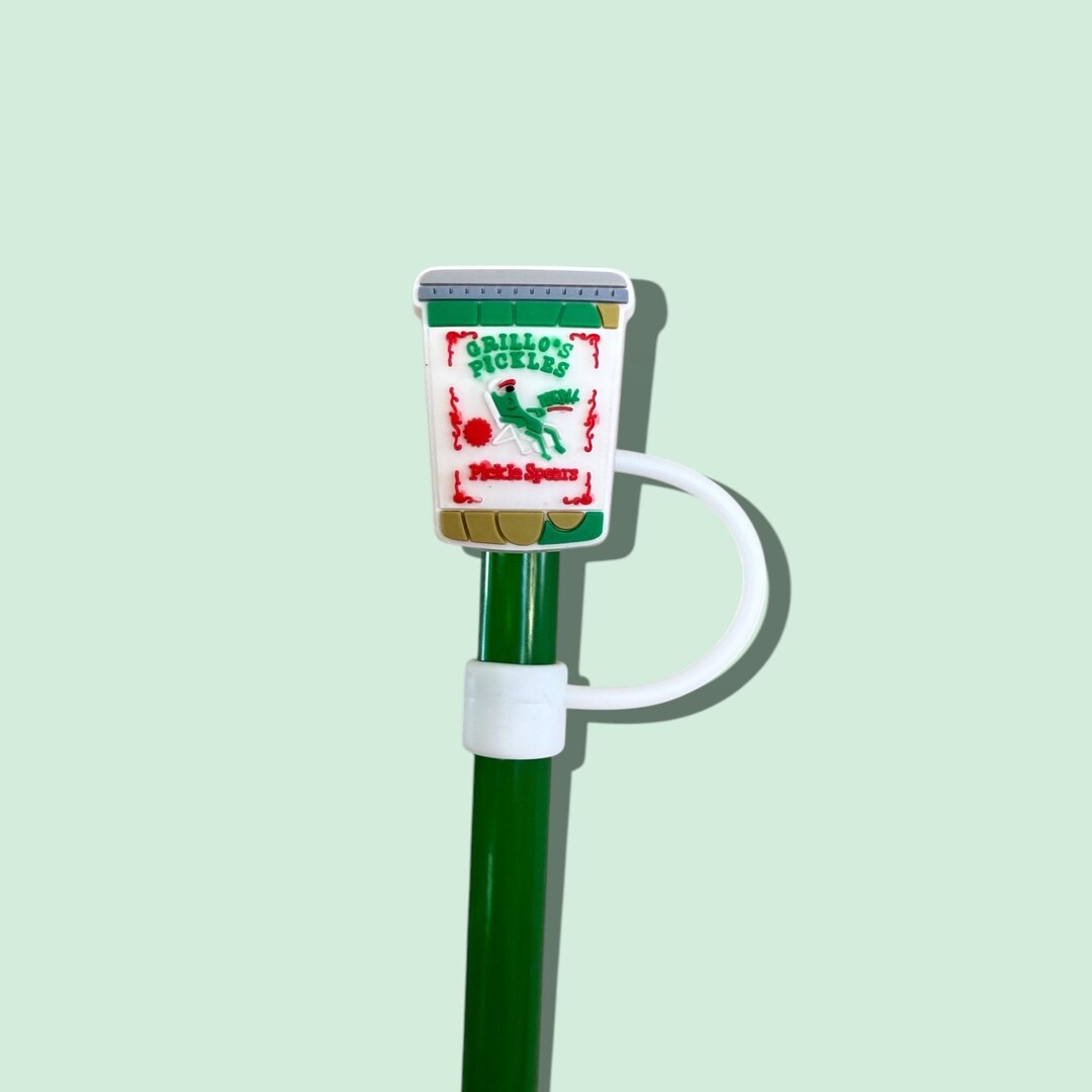 1 Deluxe Jar of Pickles Straw Topper for 10 Mm Straws - Etsy