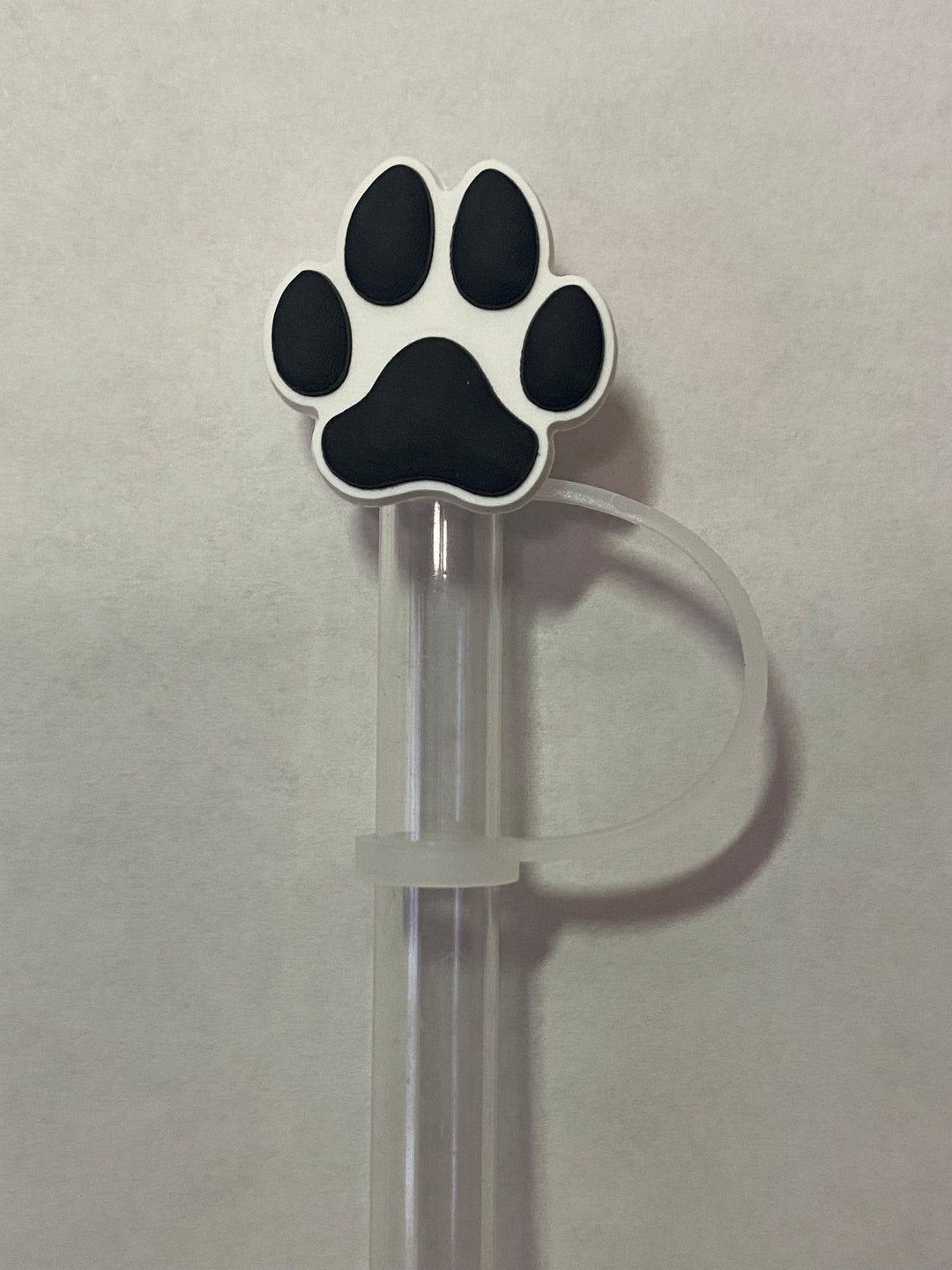 Dog Paw Straw Topper for 10 Mm Straws - Etsy