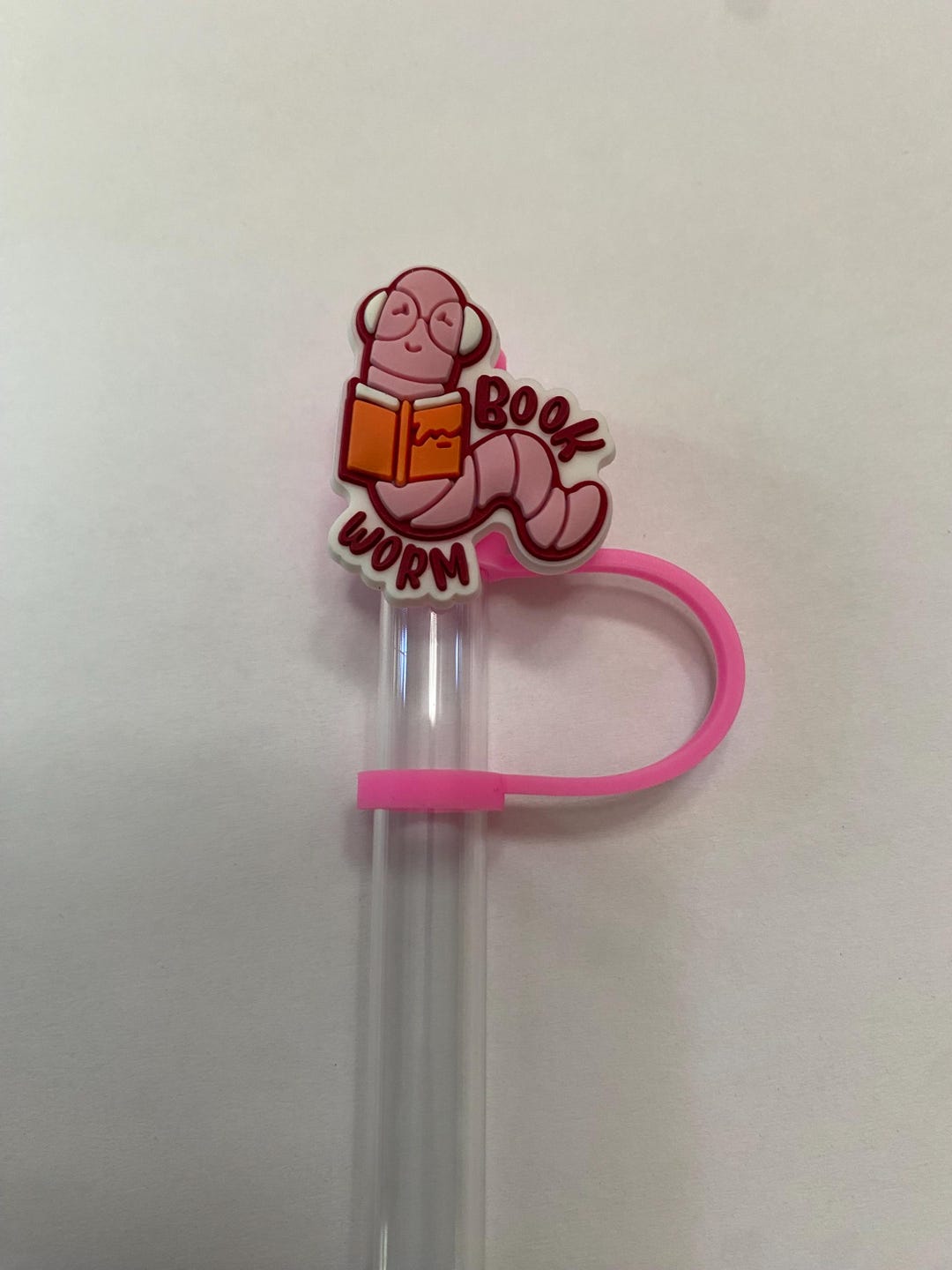 Book Worm Straw Topper for 10 Mm Straws - Etsy