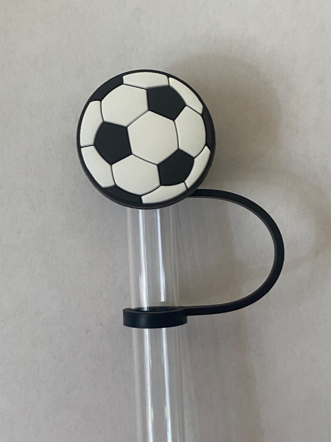 Soccer Ball Straw Topper for 10 Mm Straws - Etsy