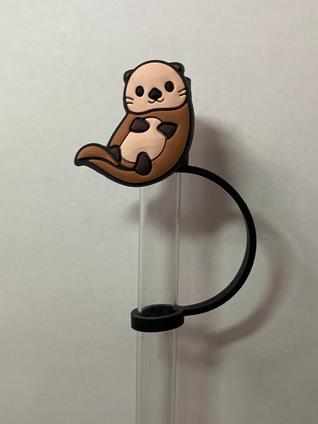 Brown Sea Otter Straw Topper for 10 Mm Straws - Etsy