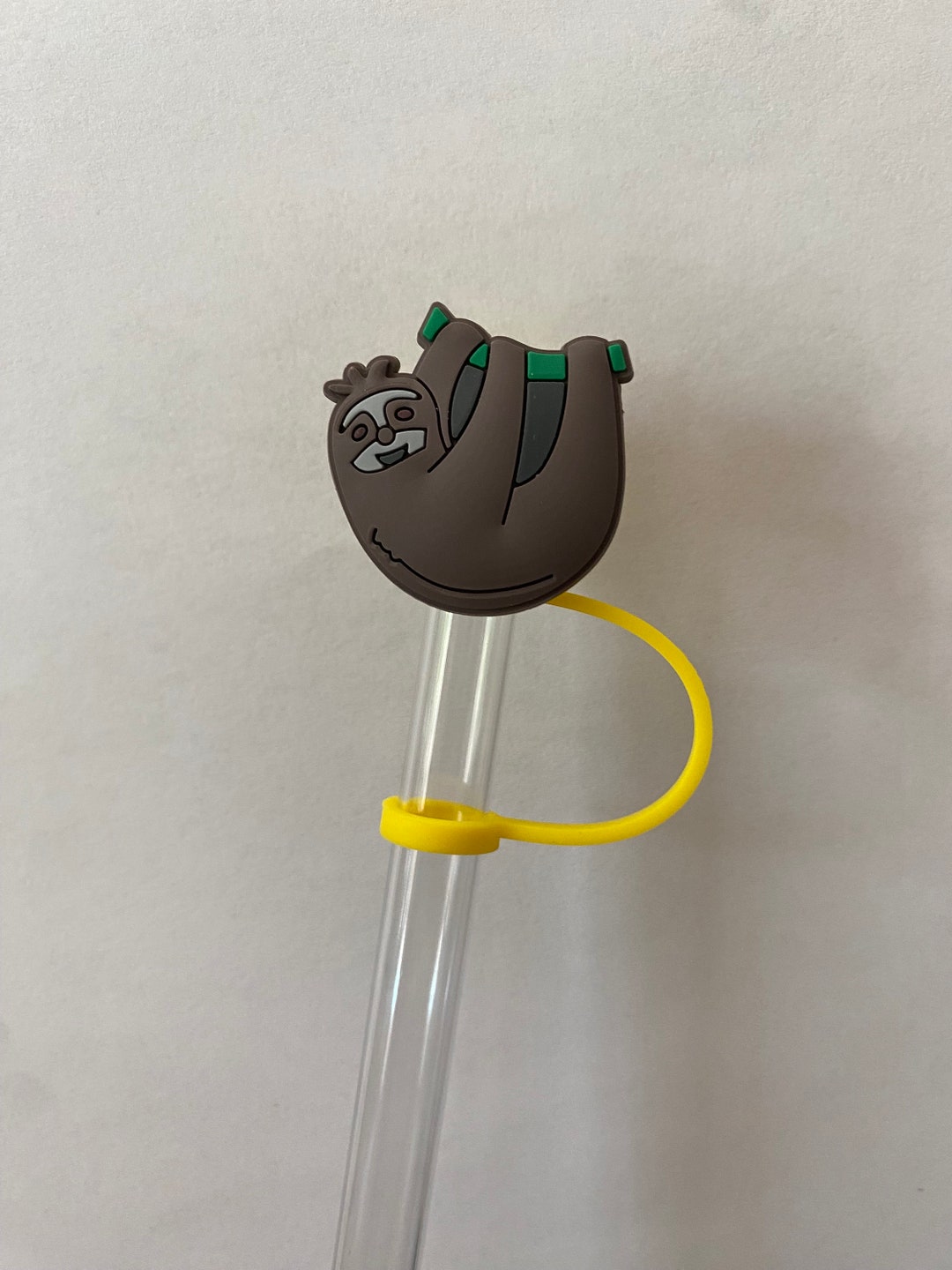Sloth Straw Topper for 10 Mm Straws - Etsy
