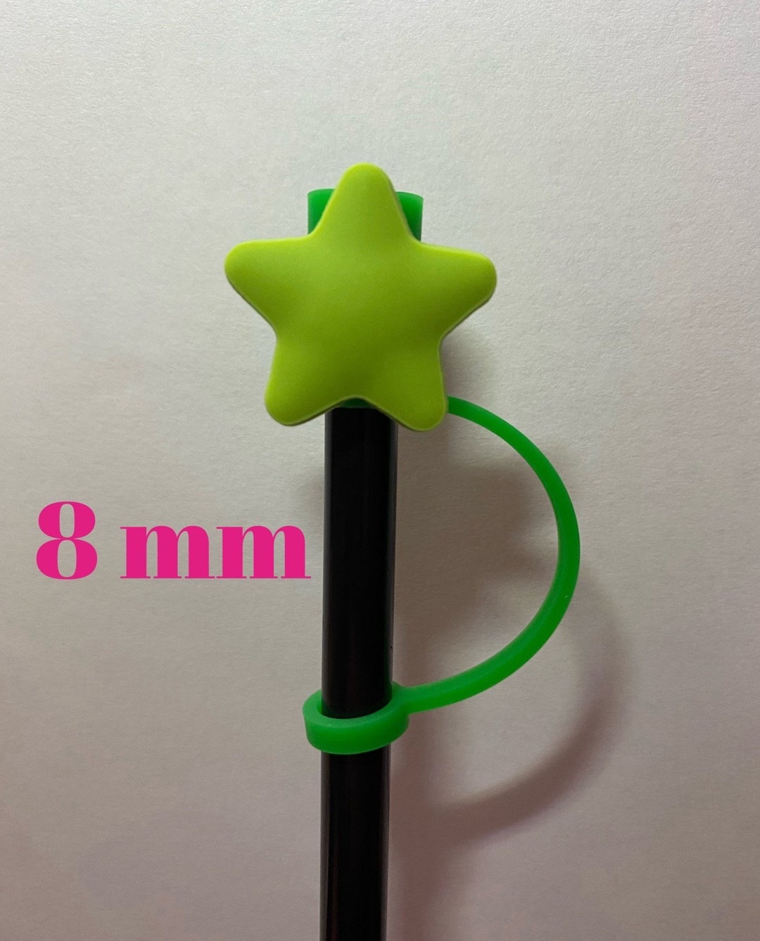 Green Star Straw Topper for 8 Mm Straws - Etsy