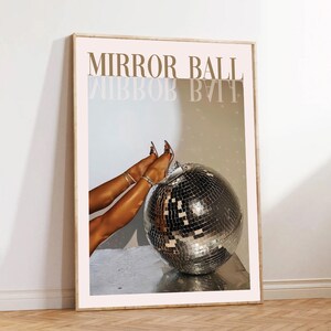 Mirrorball Poster-taylor Swift Poster-taylor Swiftie Merch-taylor Swift ...