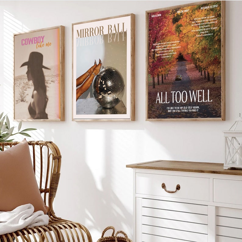 Mirrorball Poster-taylor Swift Poster-taylor Swiftie Merch-taylor Swift ...