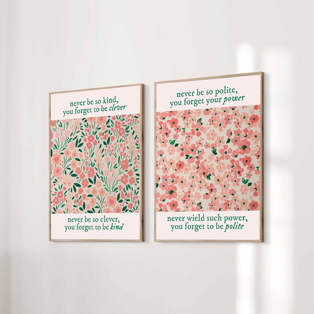 Marjorie Print-taylor Swift Poster-never Be so Kind You Forget to Be ...