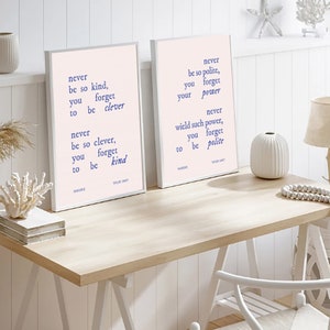 Taylor Swift Poster-marjorie Print-never Be so Kind You Forget to Be ...