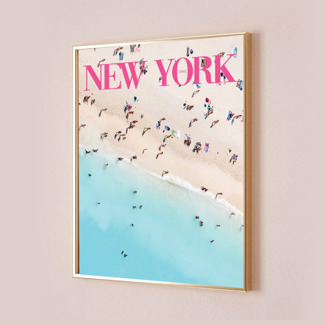 Custom Vogue Poster-new York Print-fashion Magazine Personalisation ...