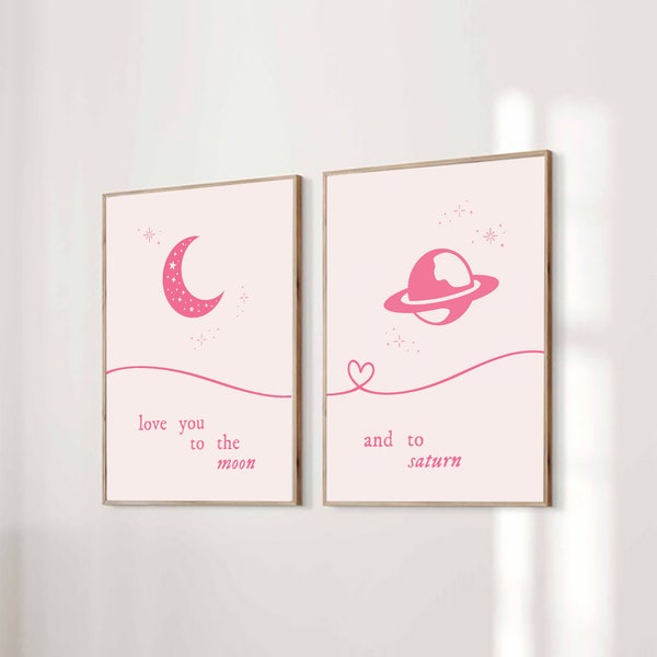 Love You to the Moon - Etsy