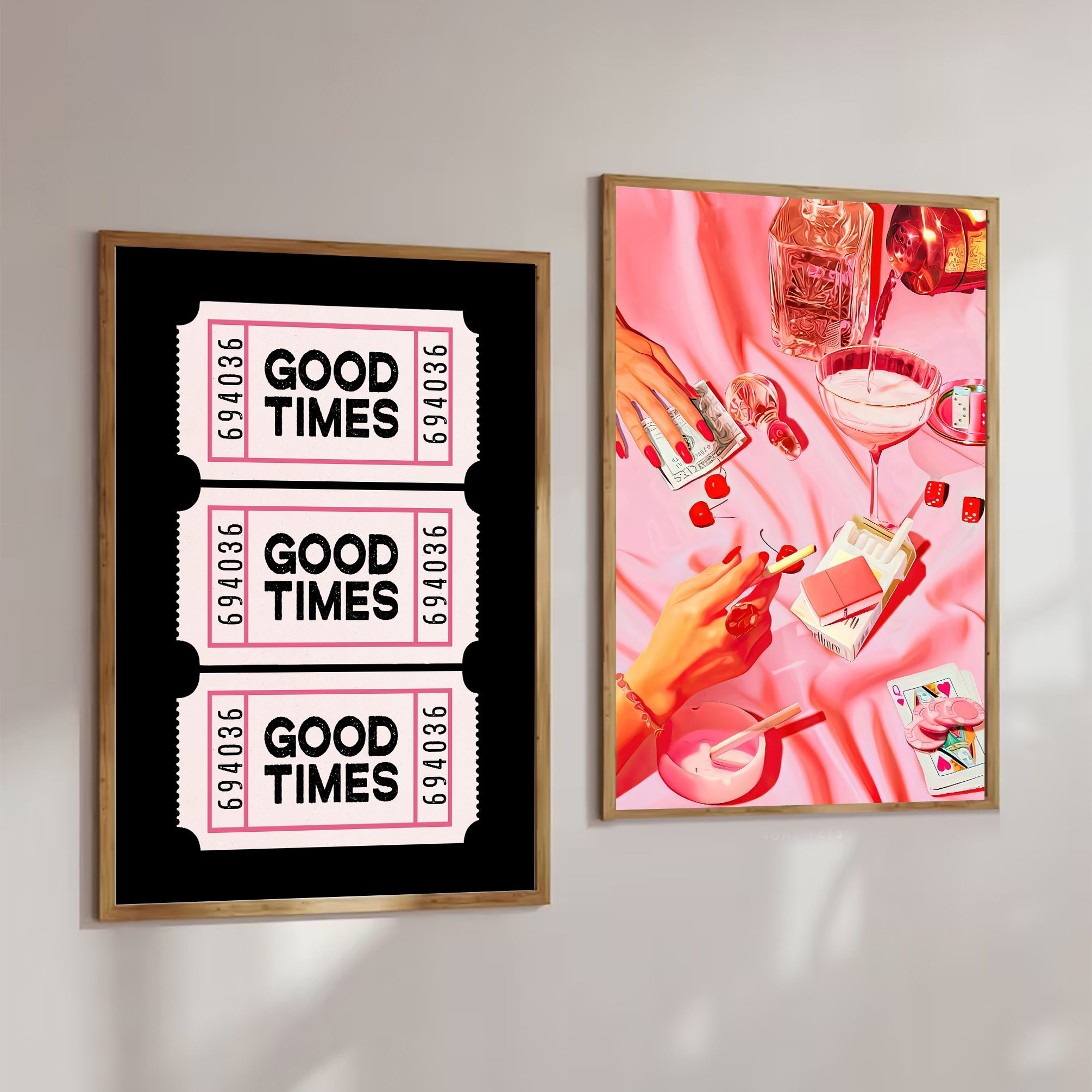 Bar Cart Art-playing Cards Poster-playing Poker Print-poker Night Cards ...