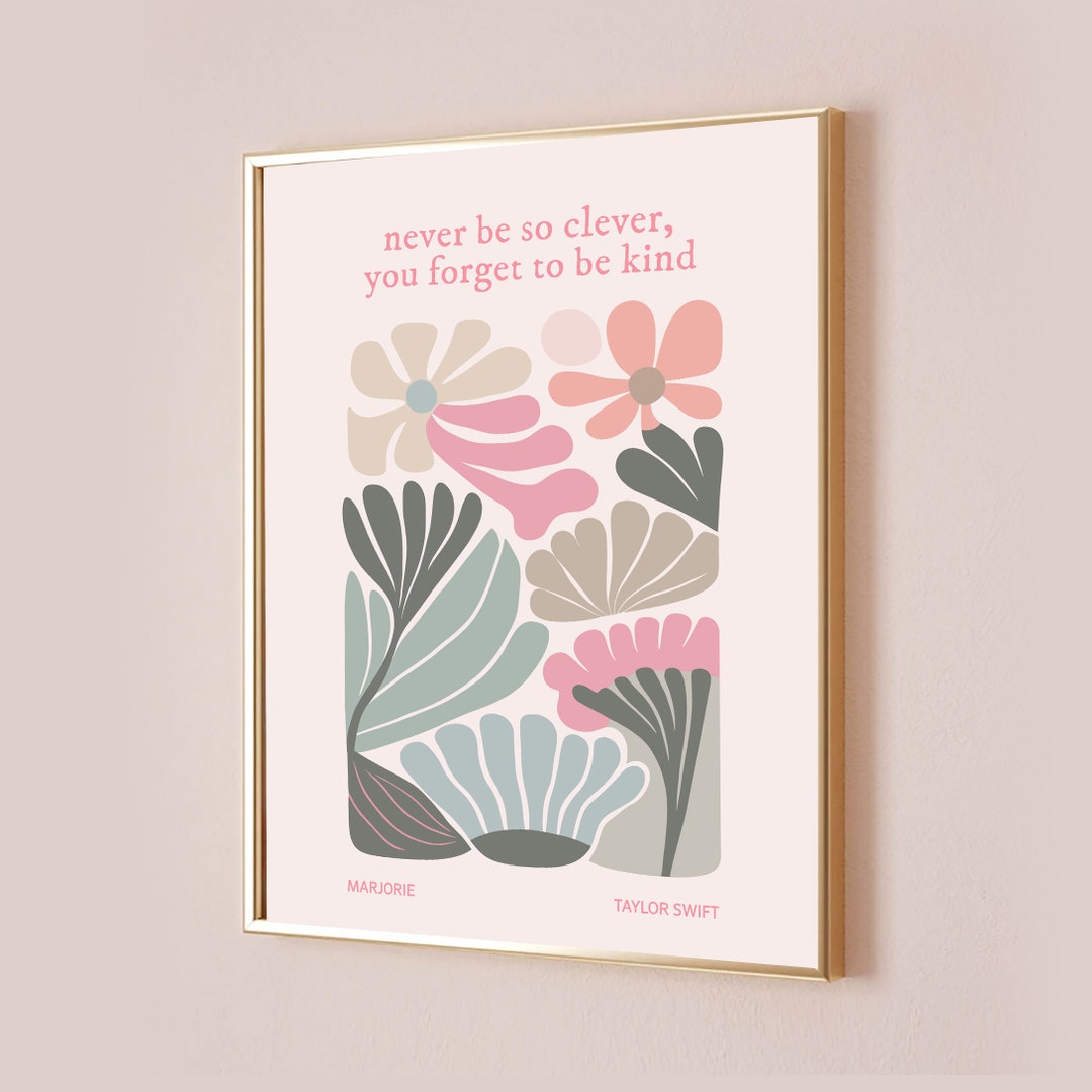 Marjorie Print-taylor Swift Poster-taylor Swiftie Merch-never Be so ...