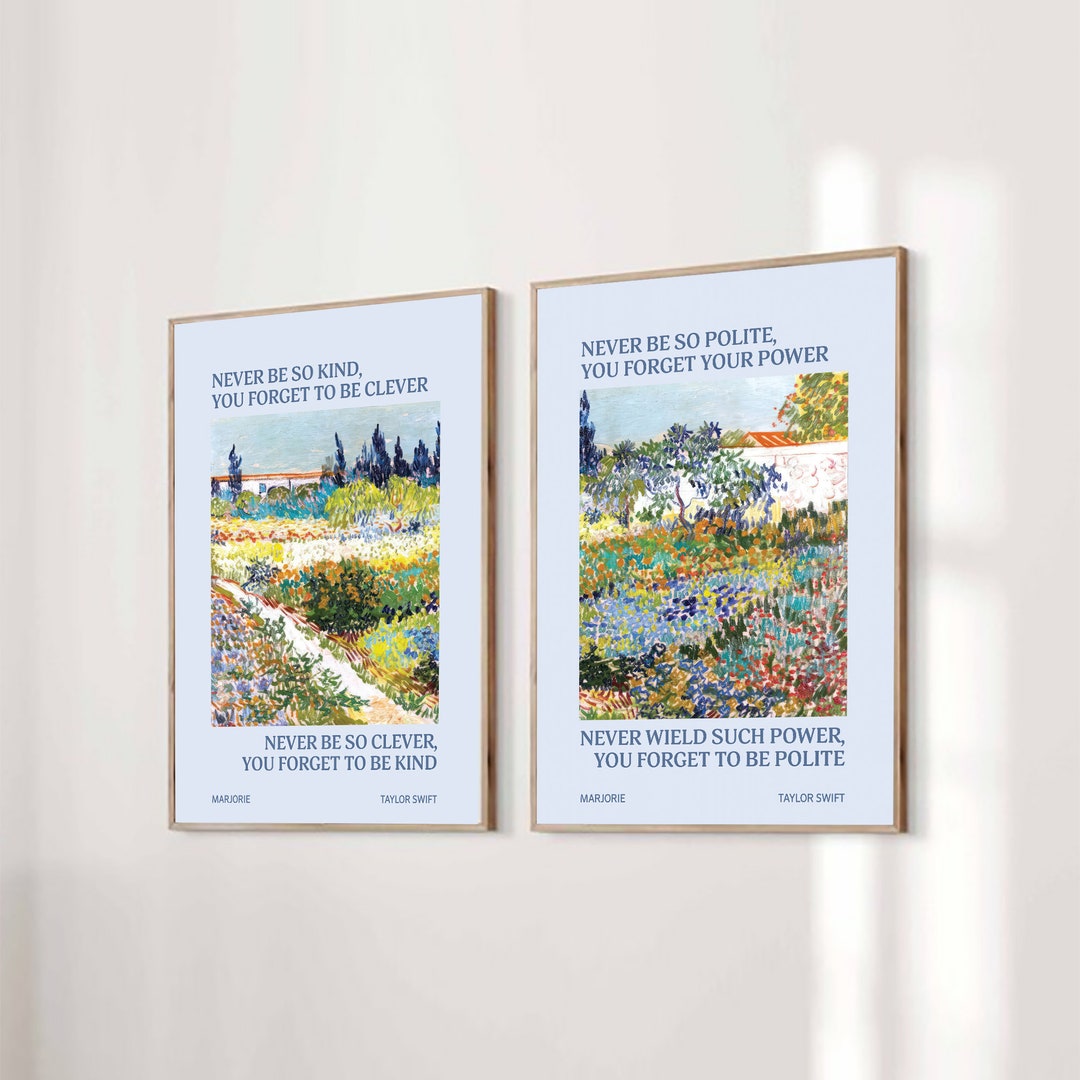 Marjorie Print-taylor Swift Poster Set-taylor Swift Decor-taylor Swift ...