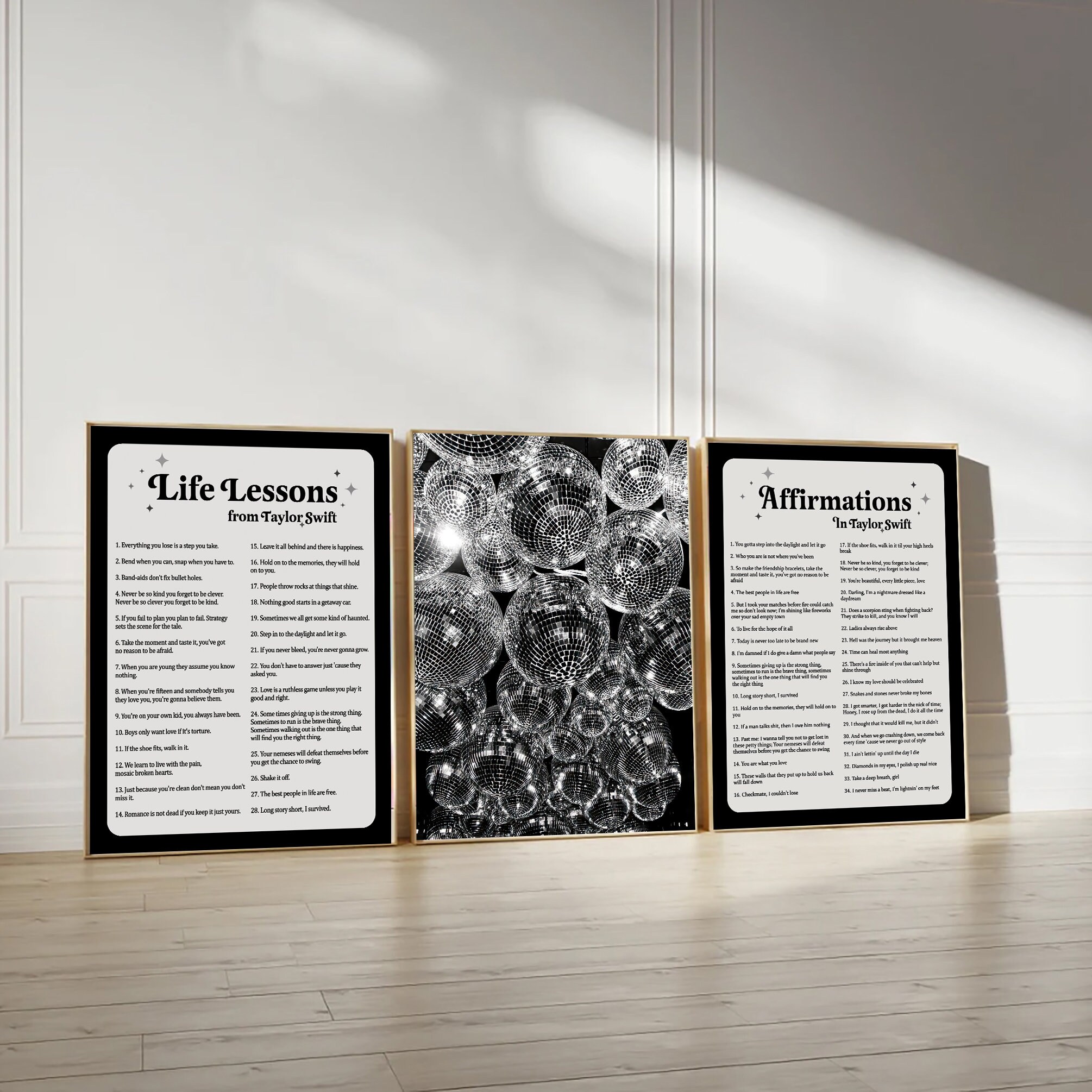 Taylor Swift Affirmations Poster-taylor Swift Poster-taylor Swiftie ...