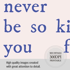 Taylor Swift Poster-marjorie Print-never Be so Kind You Forget to Be ...