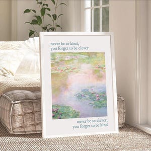 Marjorie Print Taylor Poster Never Be so Kind You Forget to Be Clever ...